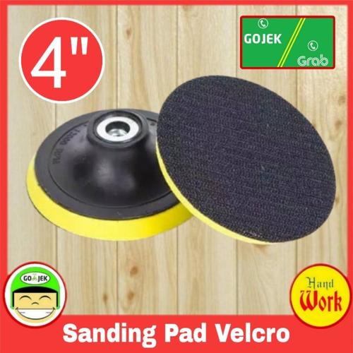 Jual Sanding Pad 4 inch M14 Velcro Tatakan Amplas dan Spons Gerinda ...