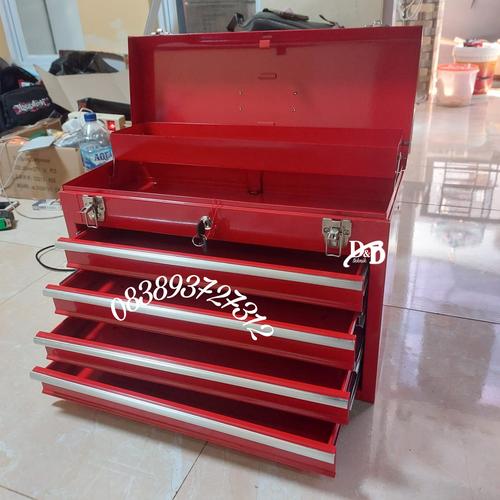 Jual TOOL BOX 4 SUSUN KOTAK ALAT PORTABLE METAL TEMPAT PENYIMPANAN ...