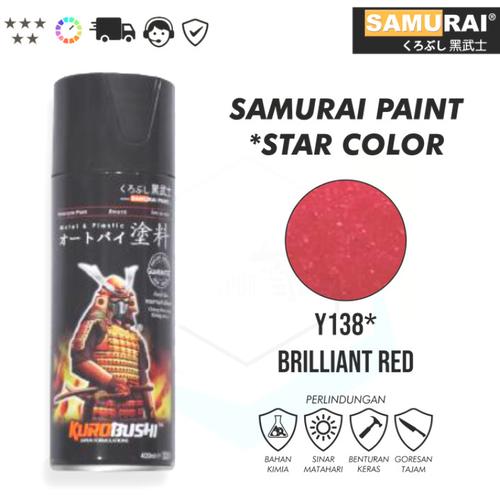 Promo CAT semprot pilox samurai paint yamaha candy Brilliant red Y138 ...