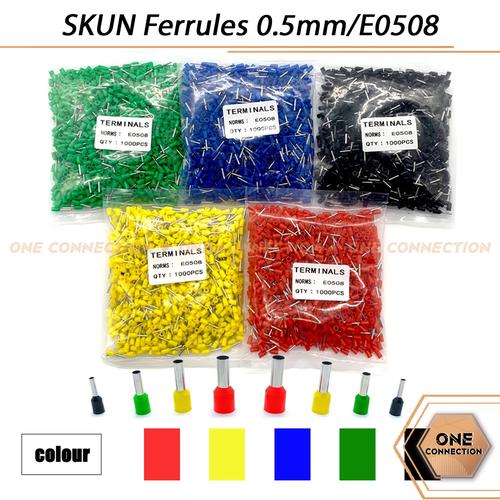 Jual Skun Kabel Tusuk Ferulles / Ferrules 0.5mm 0.5 mm 0,5mm 0,5 mm ...