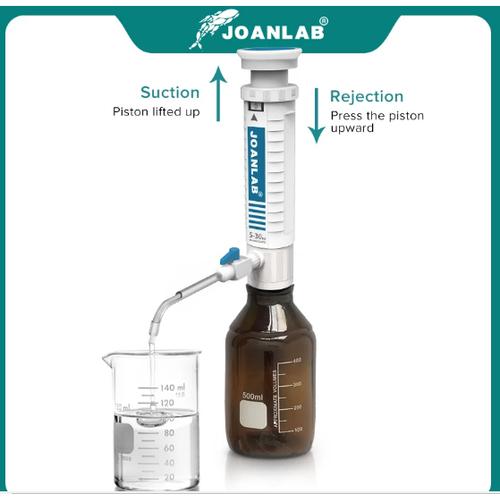 Jual Joanlab Bottle Top Dispenser Adjustable Quantitative Laboratory 10 ...