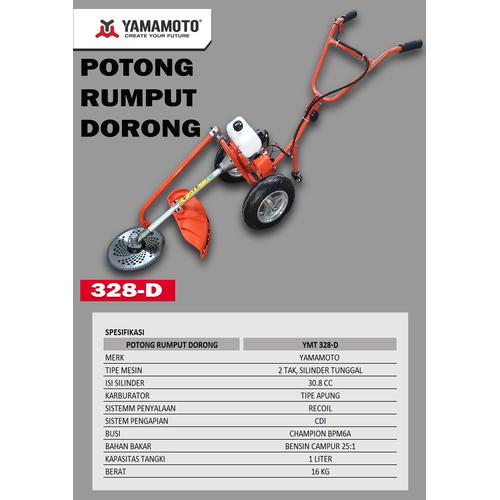 Jual Mesin Potong Rumput Model Dorong Atau Sorong 3 Roda Yamamoto - 488 ...