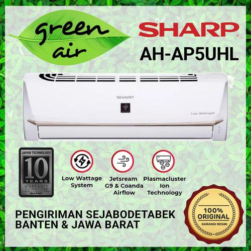 Jual AC SHARP AH - AP 5 UHL 1/2 PK R32 AH-AP5UHL + PASANG INSTALASI - PIPA 0.5mm - Jakarta Utara ...