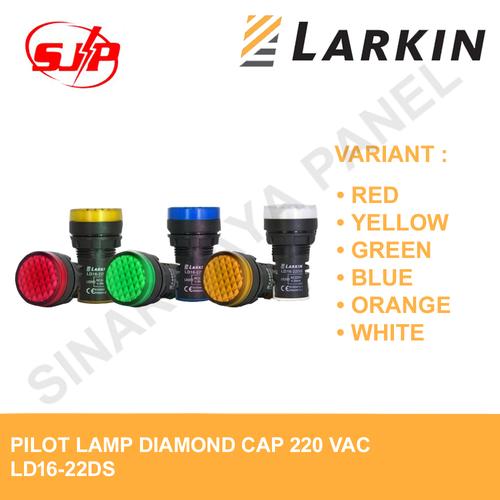 Jual PILOT LAMP DIAMOND CAP LARKIN 220 VAC LD16-22DS - BLUE - Jakarta ...