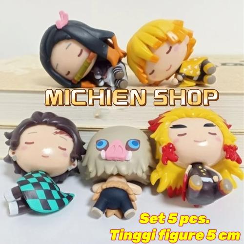 Jual Demon Slayer Kimetsu No Yaiba Action Figure Cake Topper - Jakarta ...