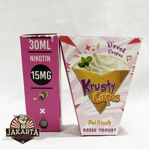 Jual PODS FRIENDLY KRUSTY CREPES V3 GREEK YOGHURT 30ML BY JAVA JUICE ...