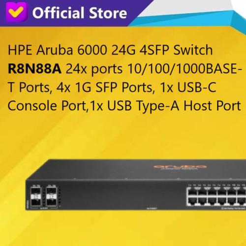 Jual Switch HPE R8N88A Aruba 6000 24G 4SFP Switch - Jakarta Pusat ...