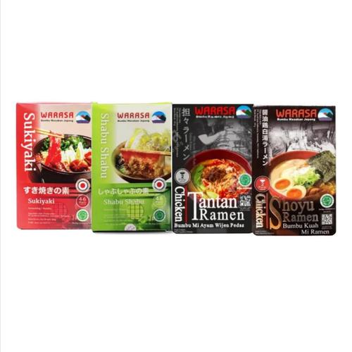 Jual Warasa Bumbu Jepang Instant Shabu2 / Sukiyaki / Tantan / Chicken ...