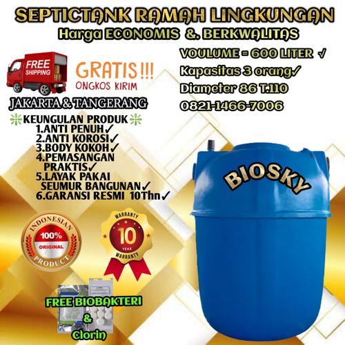 Jual septic tank , septic tank biotech, biofill, biotaff, 600 Liter ...