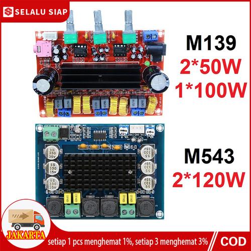 Jual Kit Power Amplifier Class D TPA3116D2 2.1 2x50W+100W TPA3116 D2 2x50W - XH-M543 - Kab ...
