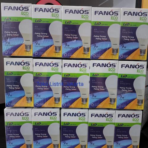 Jual Lampu Bohlam Led Light Bulb ECO FANOS 9W 9Watt 7000K Putih Murah E27 - Jakarta Barat - Toko ...