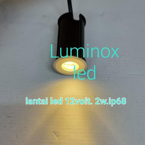 Jual lantai led 2watt 12volt ip68 3000k uplight 12v 2w warmwhite ...