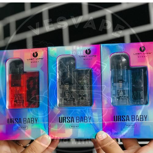 Jual pod kotak kekinian viral URSA BABY POD KIT by LOST VAPE free ...