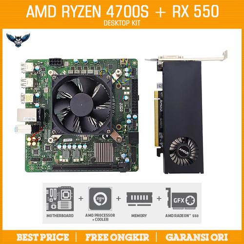 Promo Desktop Kit AMD Ryzen 4700S + RAM 16GB + VGA RX 550 2GB Cicil 0% ...