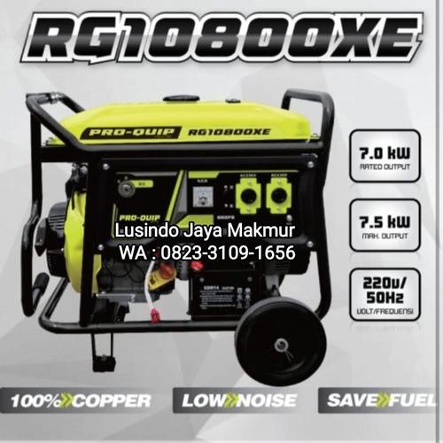 Jual Genset Proquip 7000W Max 7500W tipe RGX10800XE Rate 7000 W - 7500 ...