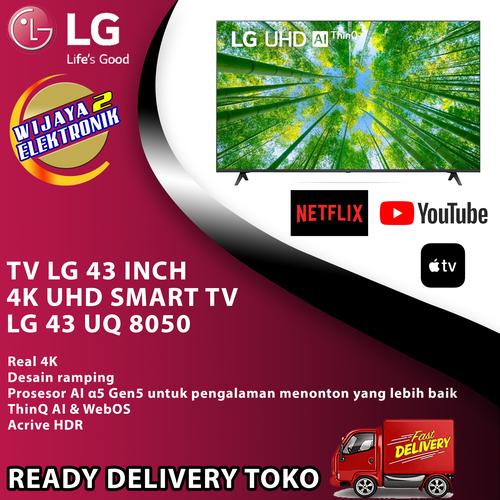Jual LED LG 43 INCH 43UQ8050 UHD 4K SMART TV NEW 2022 - Kota Tangerang ...