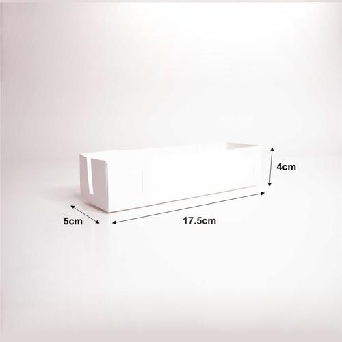 Jual Box Tray Putih Polos Tray Packaging Snack Corndog Ukuran 17.5x5x4 ...