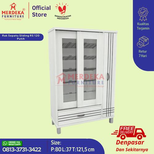 Jual RAK SEPATU Pintu Sliding - RS 120 PUTIH - Kota Denpasar - Merdeka ...