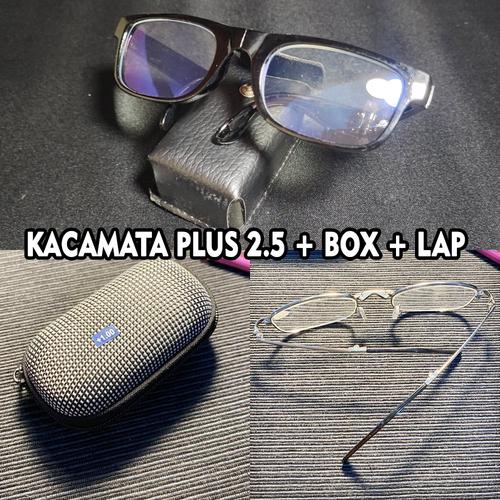 Jual Kacamata Plus 2.5 2,5 250 Alat Baca Rabun Dekat Male Femal Laki ...