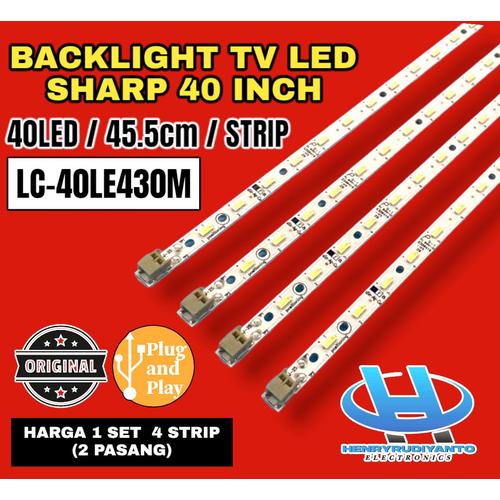 Jual BACKLIGHT TV LED SHARP 40 INC LC 40LE430 M 40LE430M LC-40LE430 LC ...