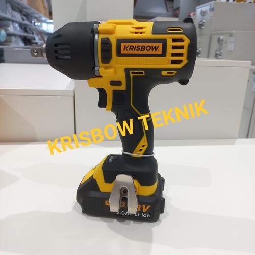 Jual KRISBOW Mesin Impact Wrench Cordless 18v - Kota Surabaya ...