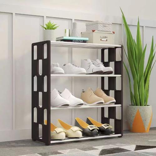 Jual Rak sepatu 4 susun frame minimalis/Rak sepatu sandal 4 susun ...