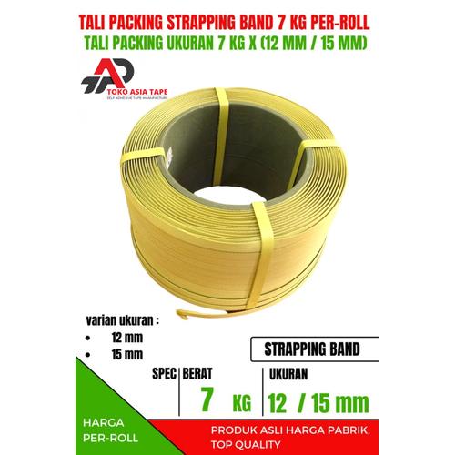 Jual Tali Klem Strapping band 7Kg / Tali Packing 12mm-15 mm / Tali Klem ...