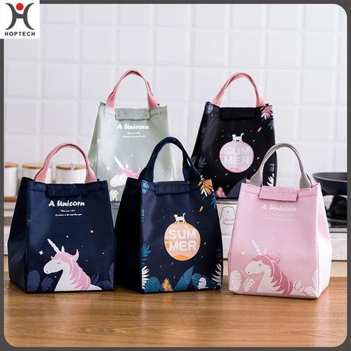 Promo Tas Bekal Makan Model Resleting / Lunch Cooler Bag / Tote Bag ...
