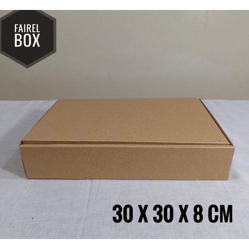 Jual Kardus karton uk. 30 x 30 x 8 cm...die cut box kotak Souvenir -dll ...