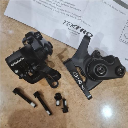 Jual caliper disc brake TEKTRO md C510 road bike flat mount shimano TRP ...