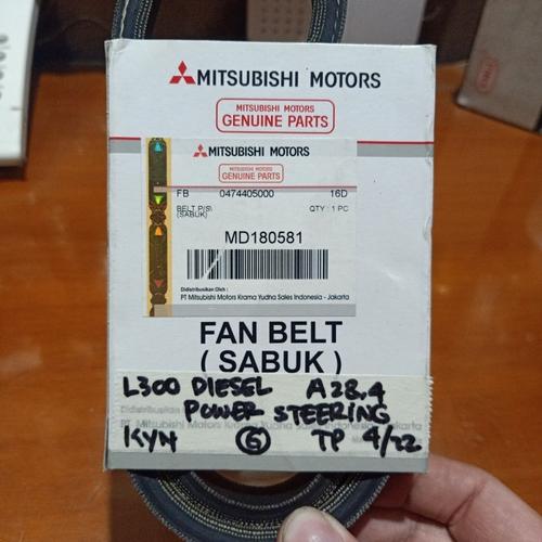 Jual Tali Kipas Fan Belt Mitsubishi L300 Diesel A28.4 MD180581 - Kota Surabaya - Republik ...