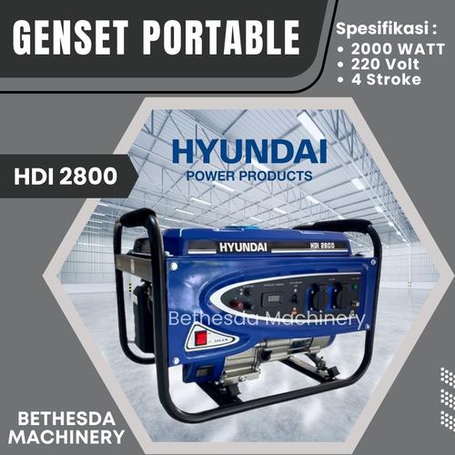 Jual Portable Genset Mini HDI 2800 Genset Open Mini 2000 Watt - Kota ...