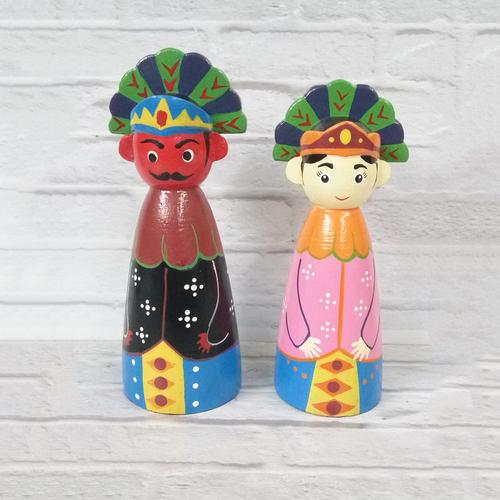 Jual Boneka Ondel-ondel Bang Juned dan Mpok Minah - Ondel+Mika ...