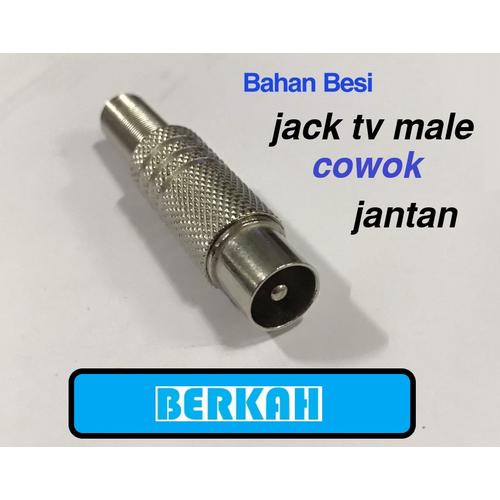Jual jack jek antena tv besi metal buntut male cowok Bk1 - Kab. Bekasi ...
