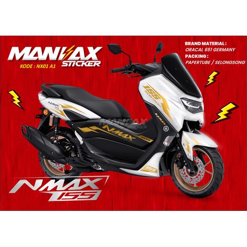 Jual STIKER ALL NEW NMAX PUTIH CUTTING STICKER NMAX 2022 GOLD - NX01 ...