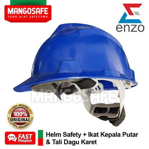 Jual ENZO Helm Safety Proyek Fastrac Wheel Ikat Kepala Putar Tali Dagu ...