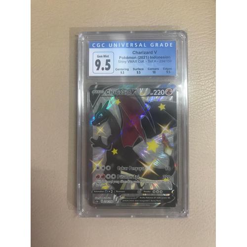 Jual charizard v shiny CGC 9,5 indonesia pokemon tcg slab dgn sub grade ...