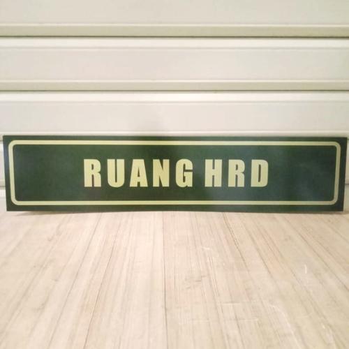 Jual akrilik ruang finance / akrilik ruang hrd sign acrylic - hrd ...