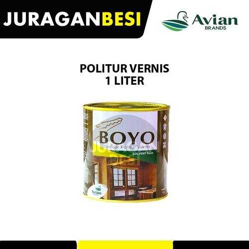 Jual CAT KAYU POLITUR PLITUR BOYO WATER BASED 1 KG 1 LITER VERNIS ...