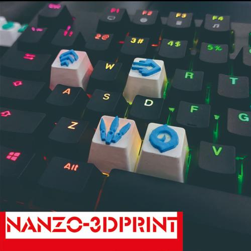Jual Set Jett Valorant Keycaps Keycap Artisan Key Caps Mechanical ...