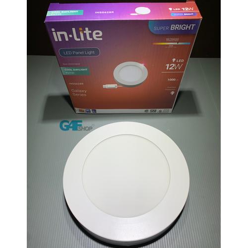 Jual IN-LITE DOWNLIGHT PANEL LED BULAT OUTBOW 12W / OB PANEL INLITE 12 ...