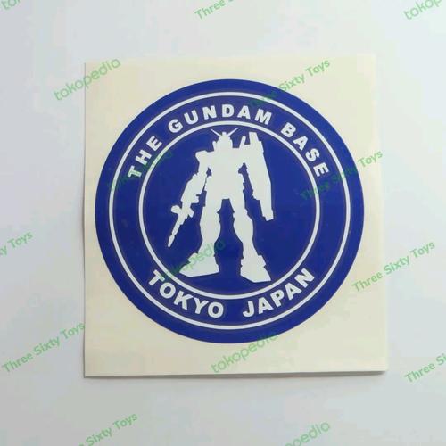 Jual Cutting Sticker Gundam Base Tokyo Japan Mobil Motor Vinyl Oracal ...