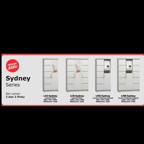 Jual Lemari pakaian / lemari baju/ lemari cermin SYDNEY series - LMB ...