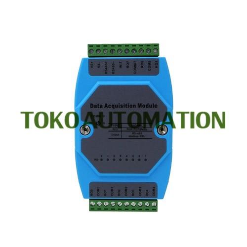 Jual 8 channel A type NC relay 8DO output Module RS485 MODBUS RTU SD01 ...