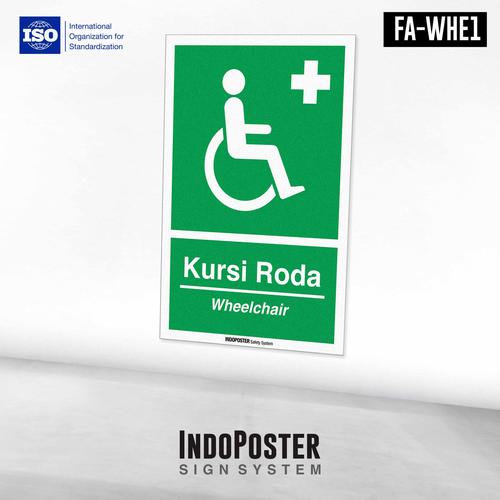 Jual Stiker Safety Sign K3 Kursi Roda Wheelchair - S - Kab. Bandung ...