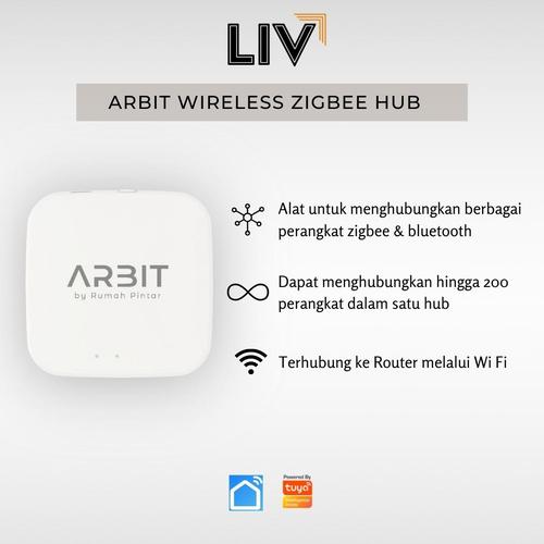 Jual ARBIT Smart Home Wireless Multi Gateway Hub TUYA ( Zigbee ...