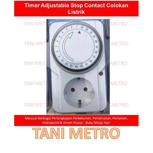 Jual Timer Otomatis Analog Programable Stop Kontak Colokan listrik ...