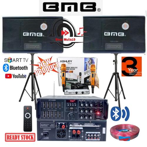 Jual Paket Sound System Karaoke Speaker BMB Original Ampli Bluetooth ...
