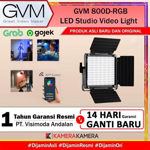 Promo Lampu Video LED Studio Vlog GVM GVM-800D-RGB GVM 800D-RGB Light ...