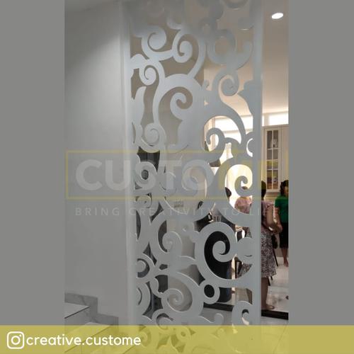 Jual Panel CNC / Sekat Ruangan / Partisi Custom dekorasi laser cutting ...